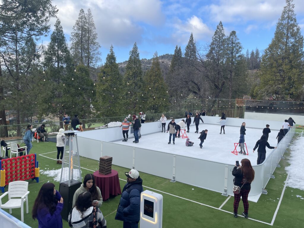 Bass Lake Skate Rink - The Pines Resort Blog